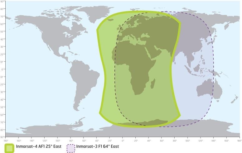Inmarsat-C coverage | Hansael